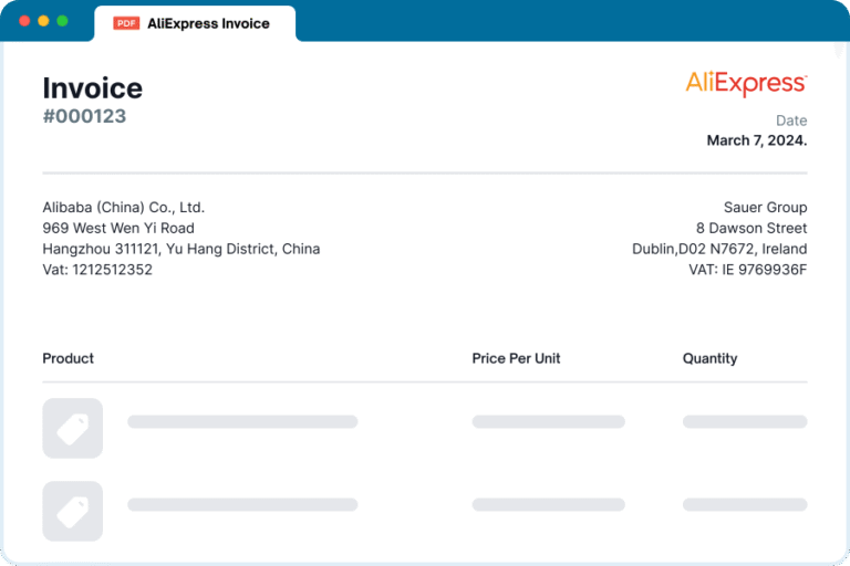 Generate AliExpress & AliBaba Invoices – AliInvoice